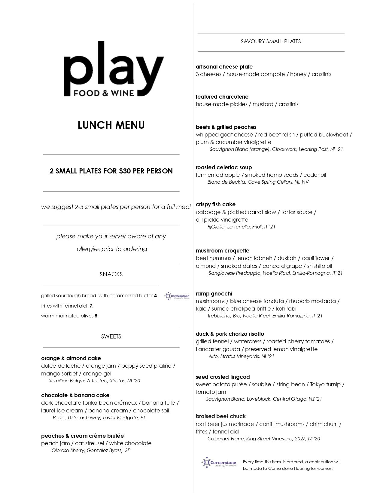 Play food & wine > Home